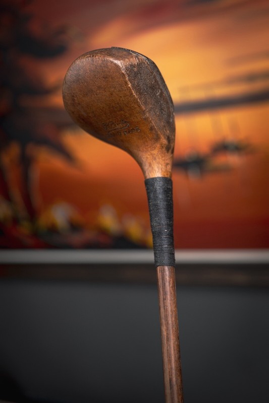 Antique Kling Hickory Wood Shaft Left Hand Made