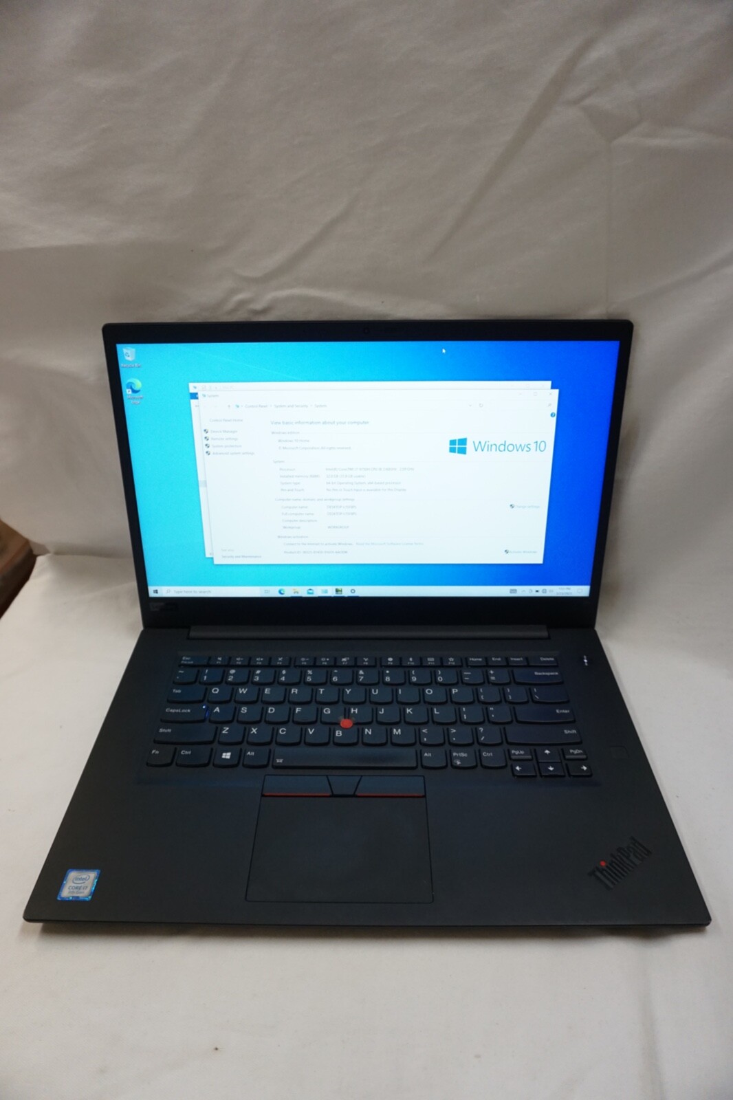 Lenovo Thinkpad P1 Gen2 Core i7-9750H 2.60GHz 32GB Nvidia Quadro T2000のeBay公認海外通販｜セカイモン