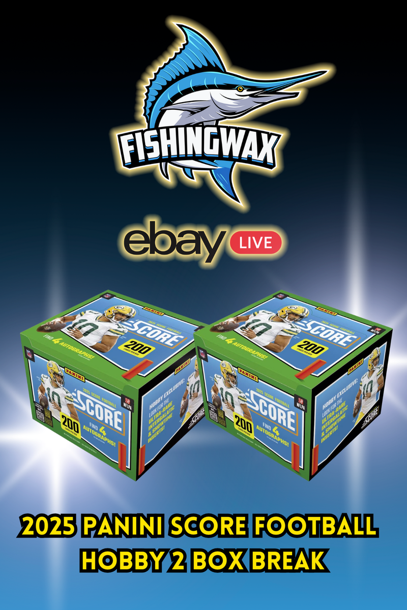 2025 Panini Score Football Hobby 2 Box Break 3663 | eBay Live Video