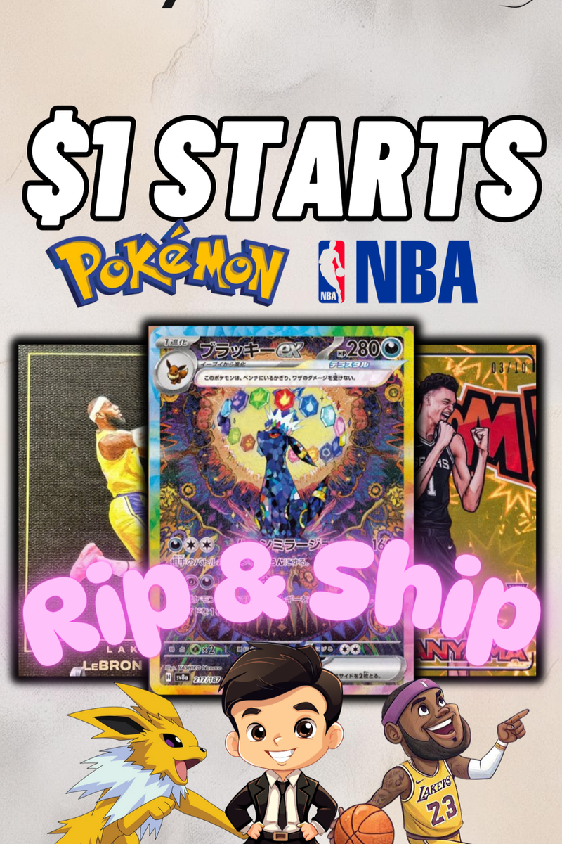 AUSSIE RIP!! $1 STARTS POKEMON & NBA RIP & SHIP SINGLES / SEALED | eBay ...