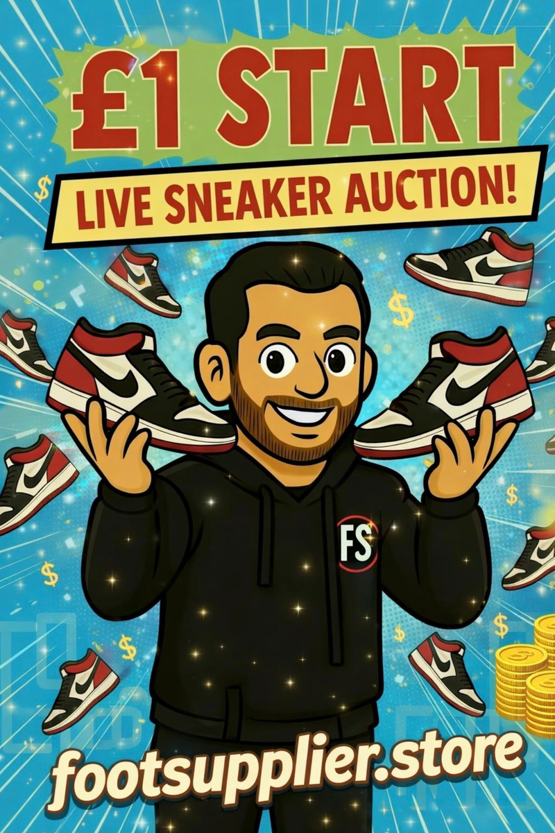 £1 START MEGA AUCTION – 500+ SNEAKERS + £100K CLOTHING!🔥🔥🔥🔥🔥🔥🔥🔥🔥 | eBay ...