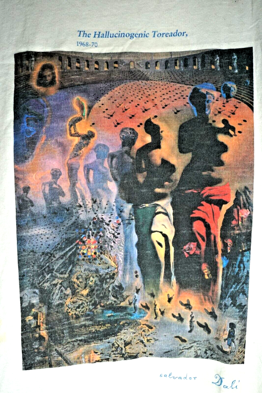 Vintage Salvador Dali T Shirt Large 80s 90s Hanes Single Vintage Salvador Dali T Shirt Large 80s 90s Hanes Single