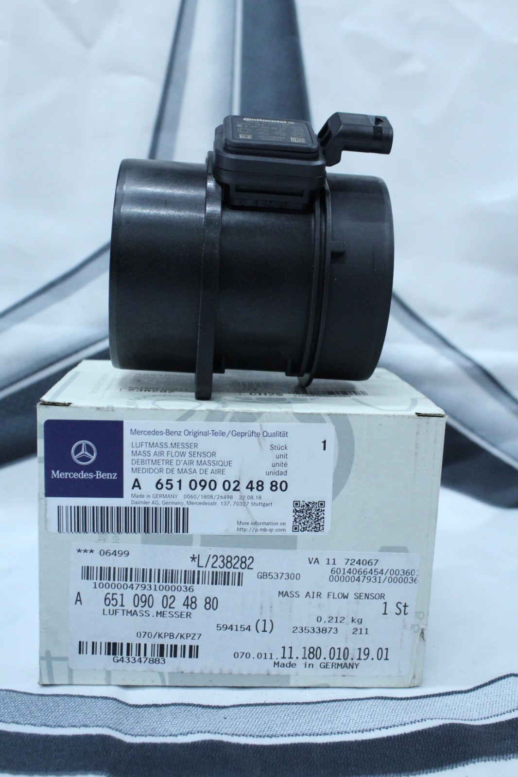 NEW Genuine Mercedes-Benz OM651 Diesel Air Mass Sensor A651090024880 | eBay