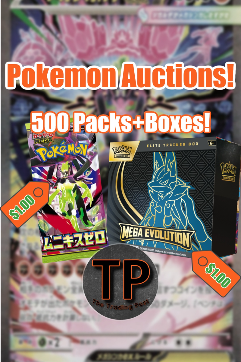$1 Start Pokemon Auctions | Packs, Bundles, Boxes w/ Alex | eBay Live Video
