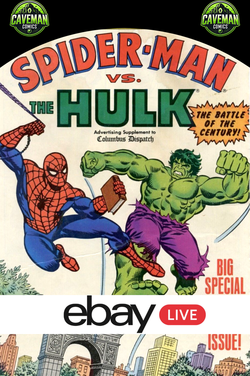 Vintage Showdown! Spidey vs Hulk!! £1 Starts | eBay Live UK