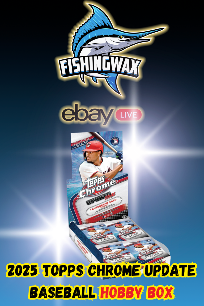 2025 Topps Chrome Update Series MLB Hobby Box Break 3889 | eBay Live Video