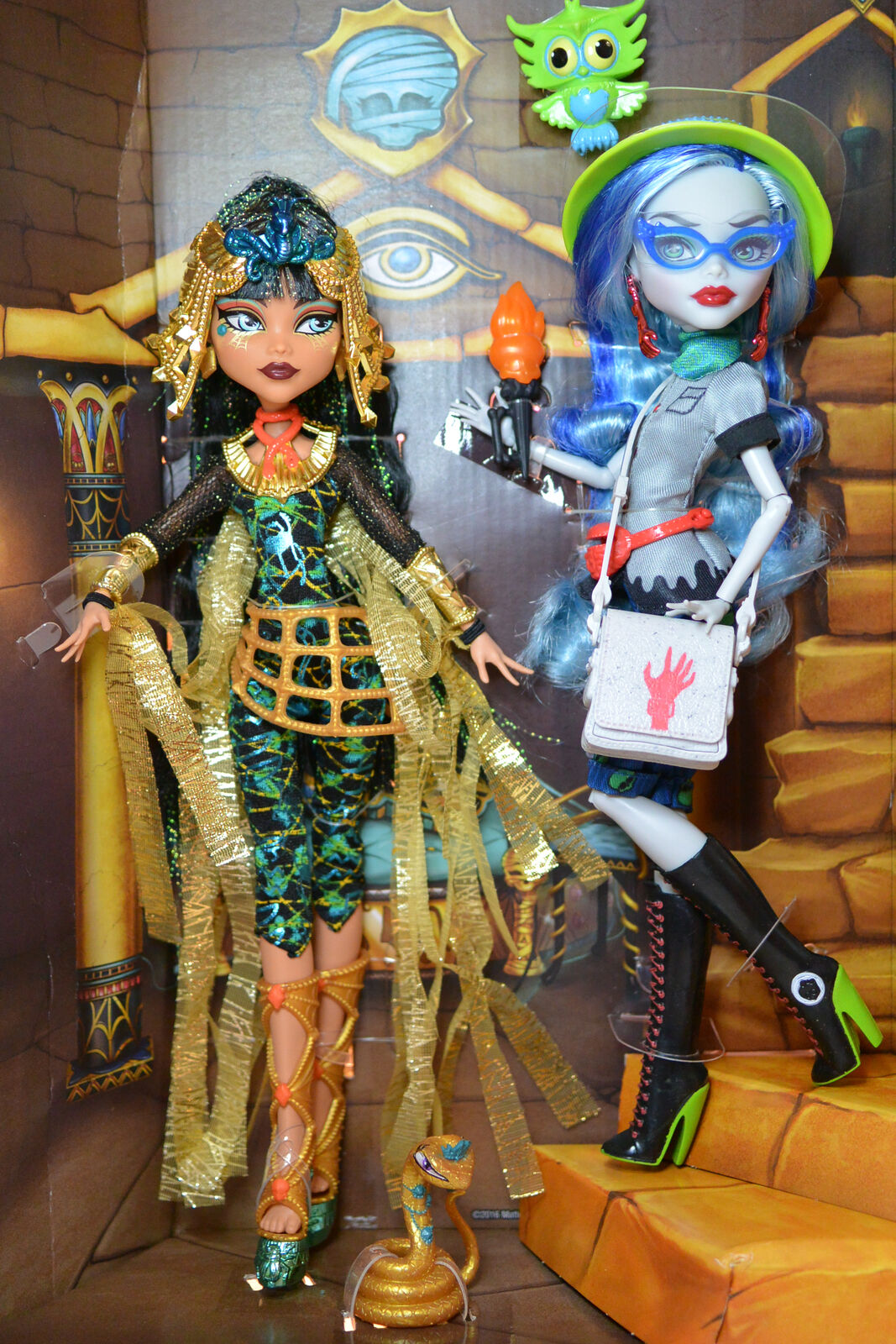 Monster High SDCC 2017 Cleo de Nile and Ghoulia Yelps 2 Pack Exclusive ... Monster High SDCC 2017 Cleo de Nile and Ghoulia Yelps 2 Pack Exclusive ...