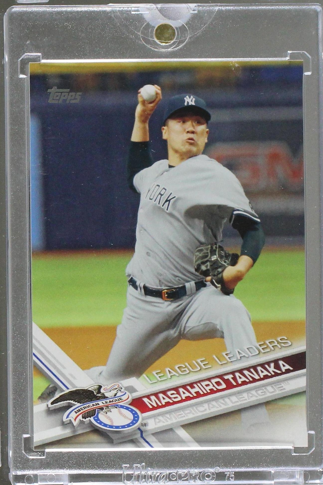 2017 Topps - League Leaders Topps Vault Blank Back #202 Masahiro Tanaka ...