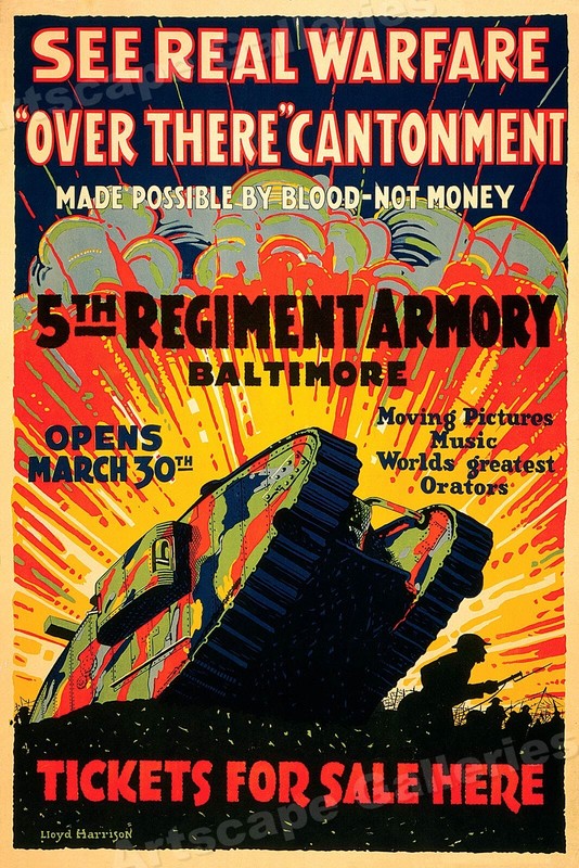 16x24 | Real World War I Historic Battle Movie Poster