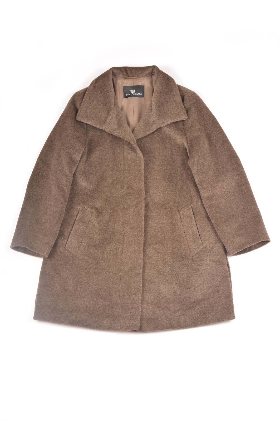 Saint Jacques Alpaca and Wool Designer Short Coat Jacket Saint Jacques Alpaca and Wool Designer Short Coat Jacket
