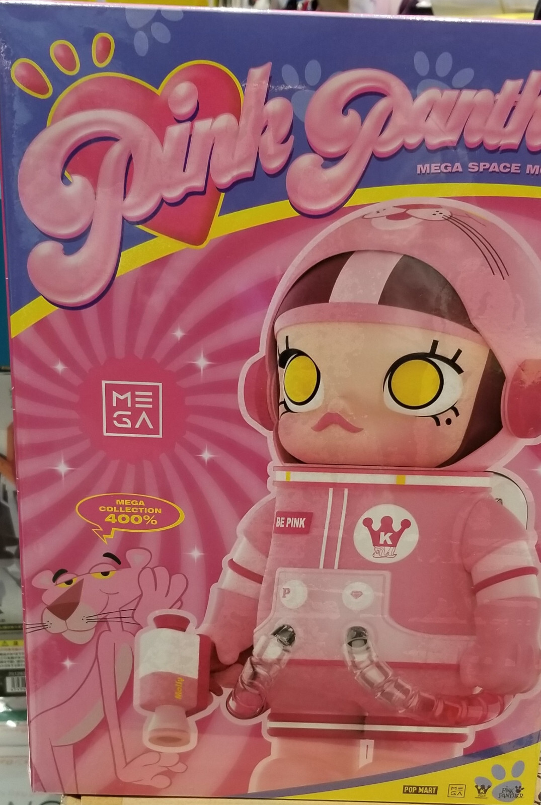 Box Defect PopMart Mega Collection 400% Mega Space Molly Box Defect PopMart Mega Collection 400% Mega Space Molly