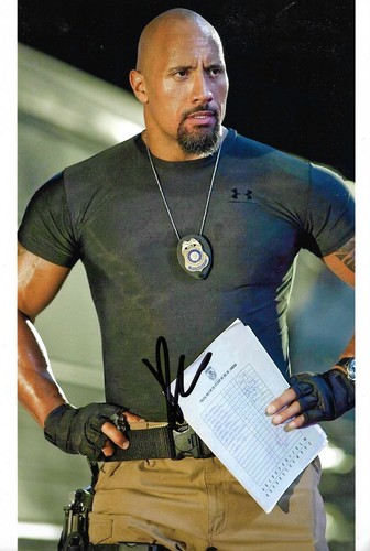 Dwayne Johnson Autograph Profile by RACC - Dwayne Johnson Autographs ...
