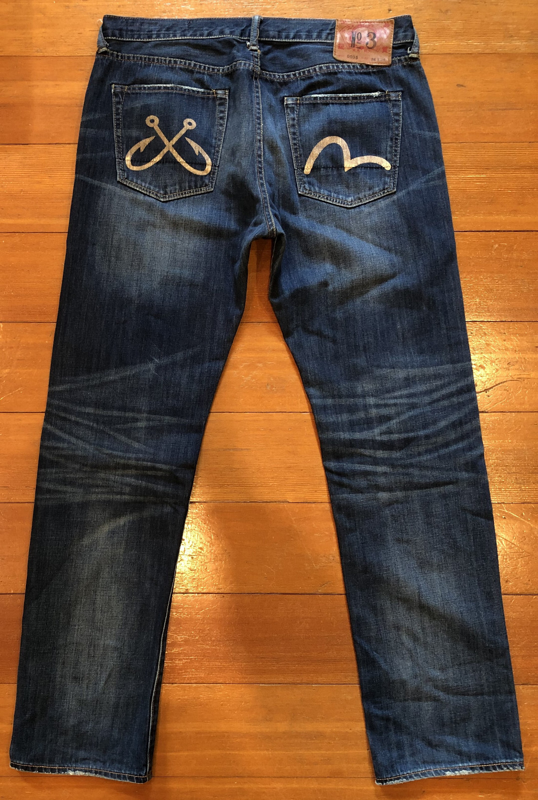Evisu Jeans Japan No 3 Lot 0005 Size 36"x34"-Actual Size 35"x33"のeBay公認海外通販｜セカイモン