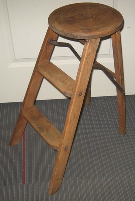 Primitives - Wood Step Stool