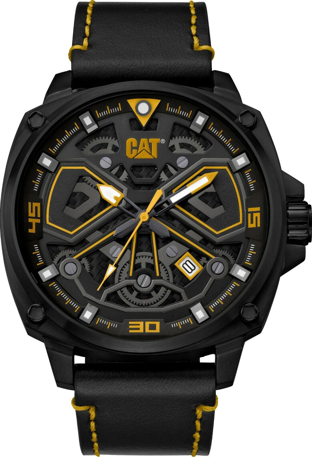 CAT 'Tokyo' Men Watch, 44mm case, Black face, (AJ.161.34.127 CAT 'Tokyo' Men Watch, 44mm case, Black face, (AJ.161.34.127
