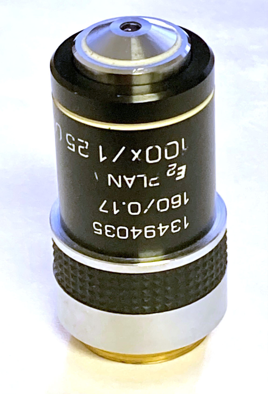 Leica E2 Plan 100X Oil Microscope Objective 13494035