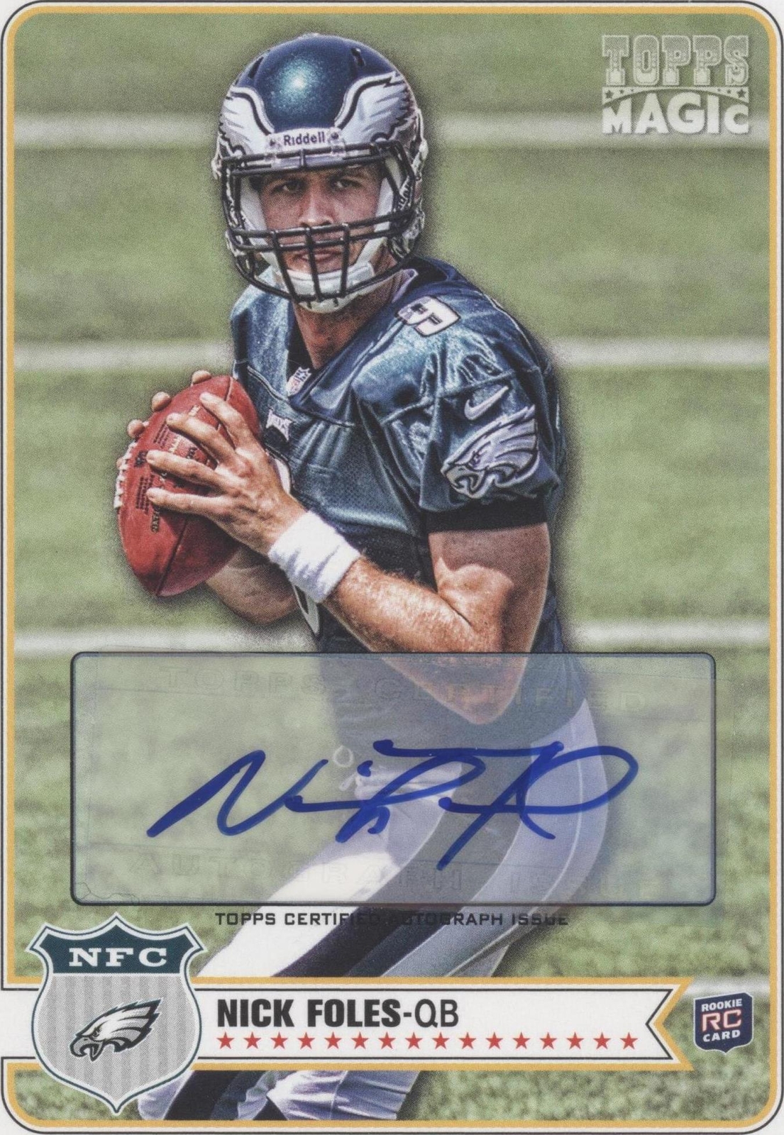 2012 Topps Magic - Autographs #97 Nick Foles (AU, RC) for sale online ...