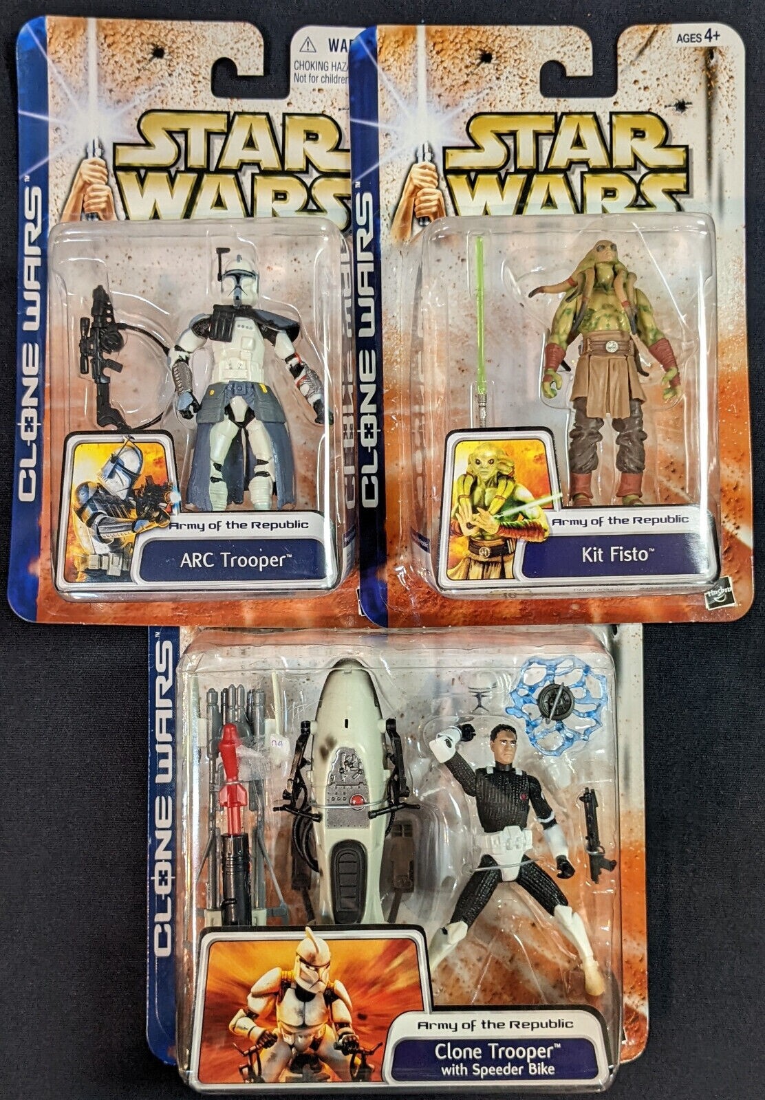 Hasbro 2003 Star Wars Clone Wars MIB Figure LOT eBay