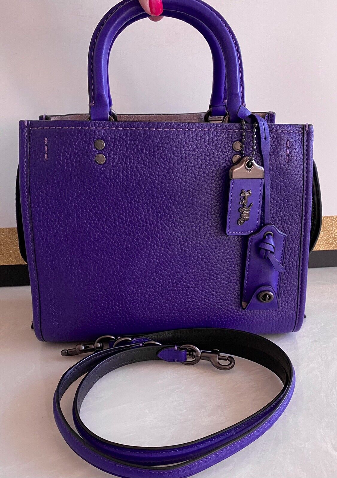 COACH 1941 X DISNEY PURPLE ROGUE 25 SATCHEL BAG 32778 | eBay COACH 1941 X DISNEY PURPLE ROGUE 25 SATCHEL BAG 32778 | eBay