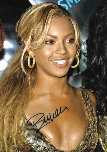 Beyonce Autograph Profile by RACC - Beyonce Autographs, Signing Photos ...