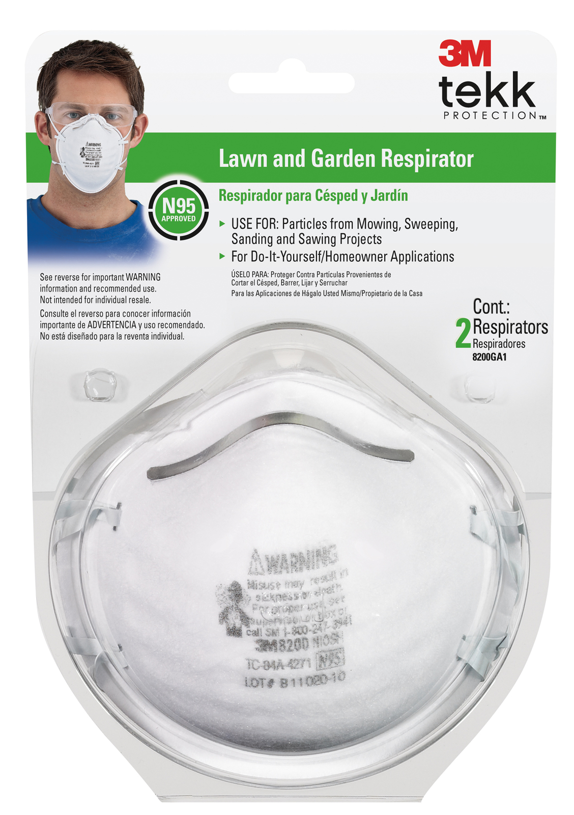 3M 8200 N95 Particulate Respirator 8210 Mask 2 pack for sale online | eBay