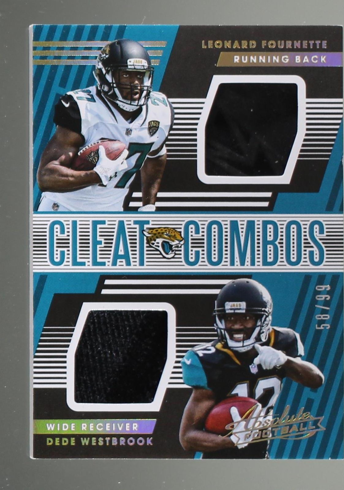 2018 Panini Absolute - Cleat Combos #CC-LF Leonard Fournette, Dede ...