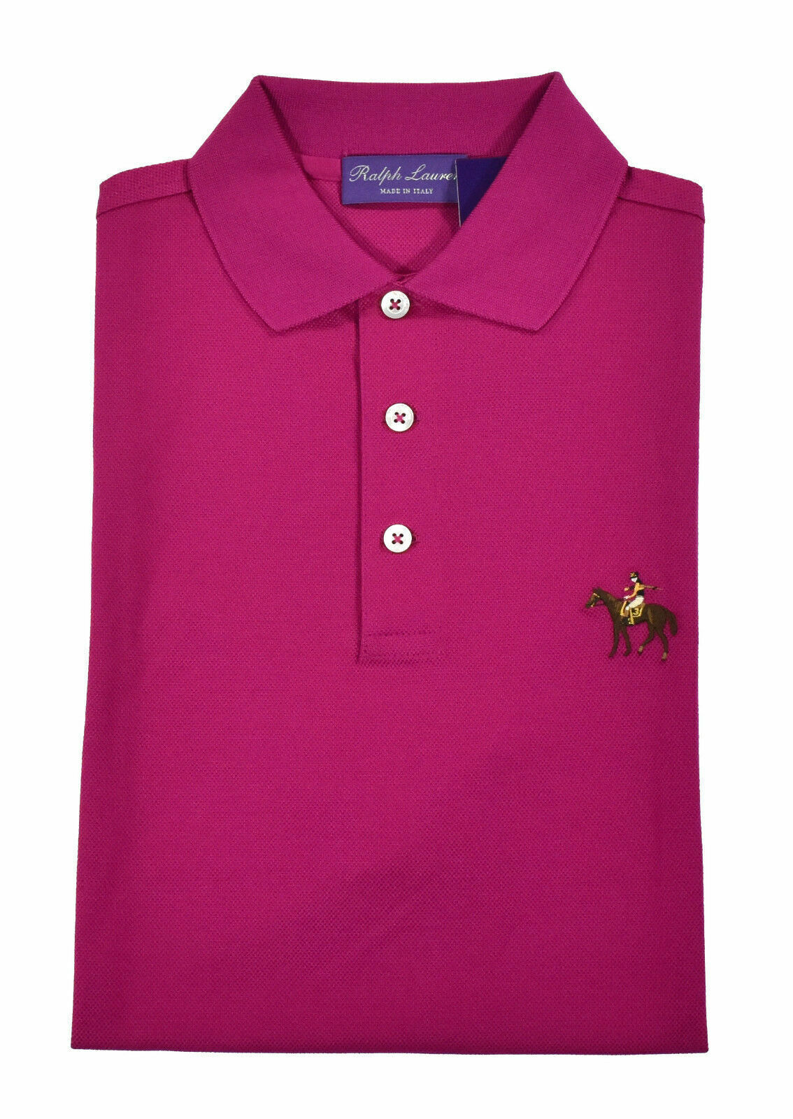 Ralph Lauren Purple Label Polo Shirt Piqué Cotton Equestrian Ralph Lauren Purple Label Polo Shirt Piqué Cotton Equestrian