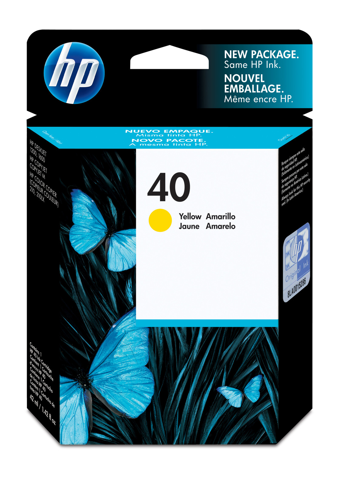 HP 40 Tinte 51640YE Yellow für Deskjet 1200c Ink for sale online | eBay