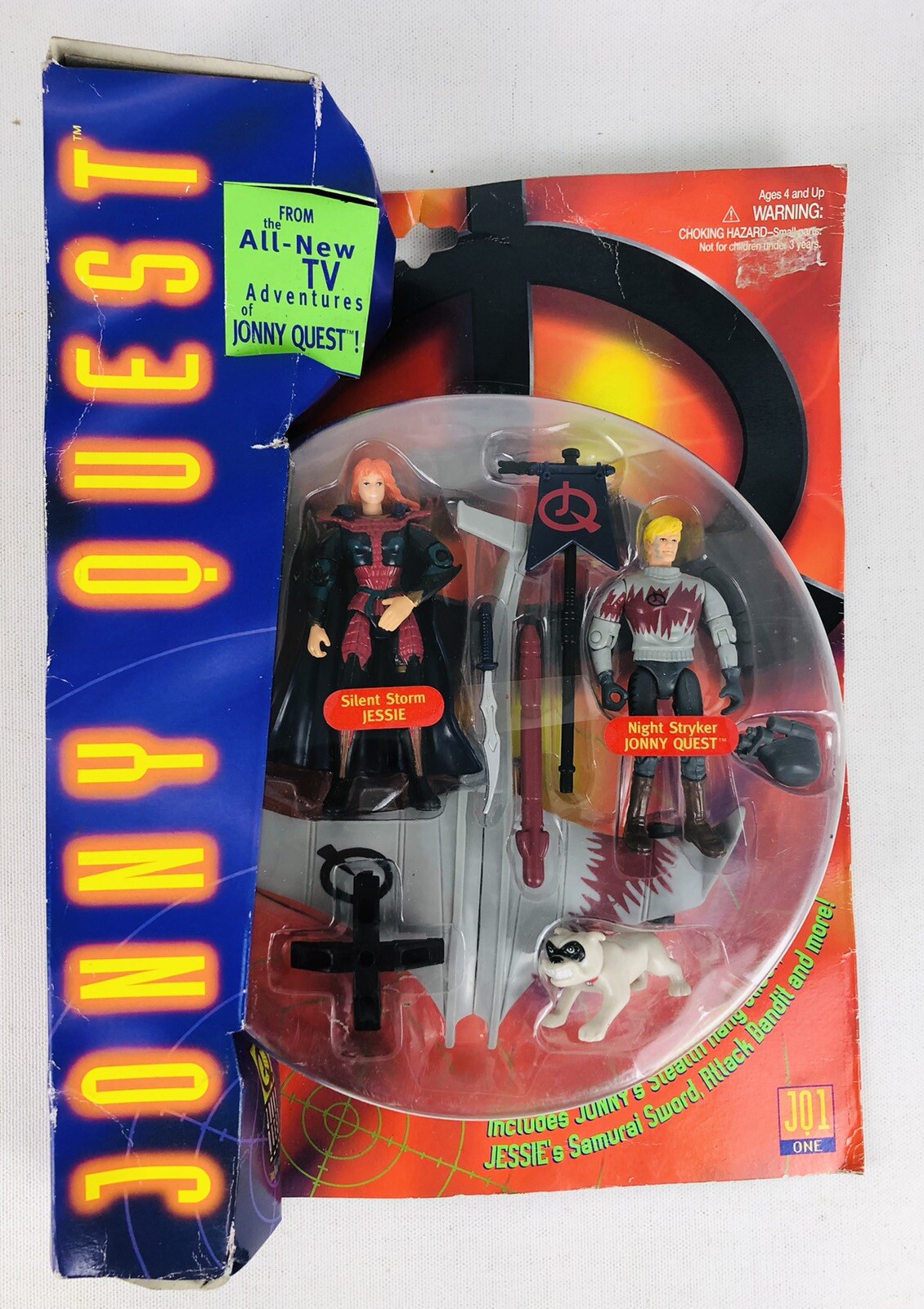 Jonny Quest JQ1 Adventures Jessie & J.Quest 1995 Galoob Jonny Quest JQ1 Adventures Jessie & J.Quest 1995 Galoob