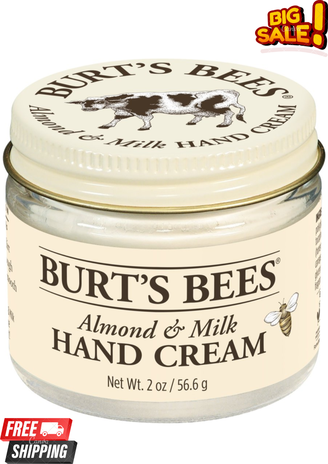 Almond & Milk Hand Cream, 2 Oz Hand Cream | handcream.org