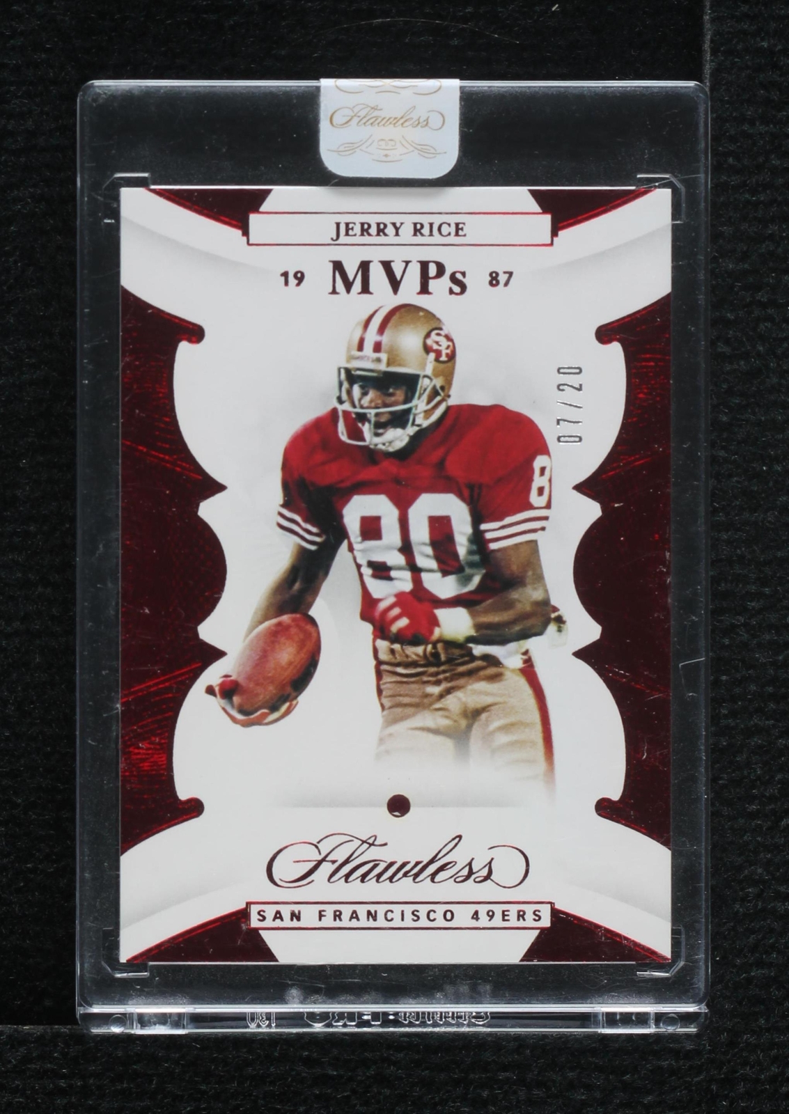 2020 Panini Flawless - MVPs Gems #MVP-87 Jerry Rice /20 for sale online ...