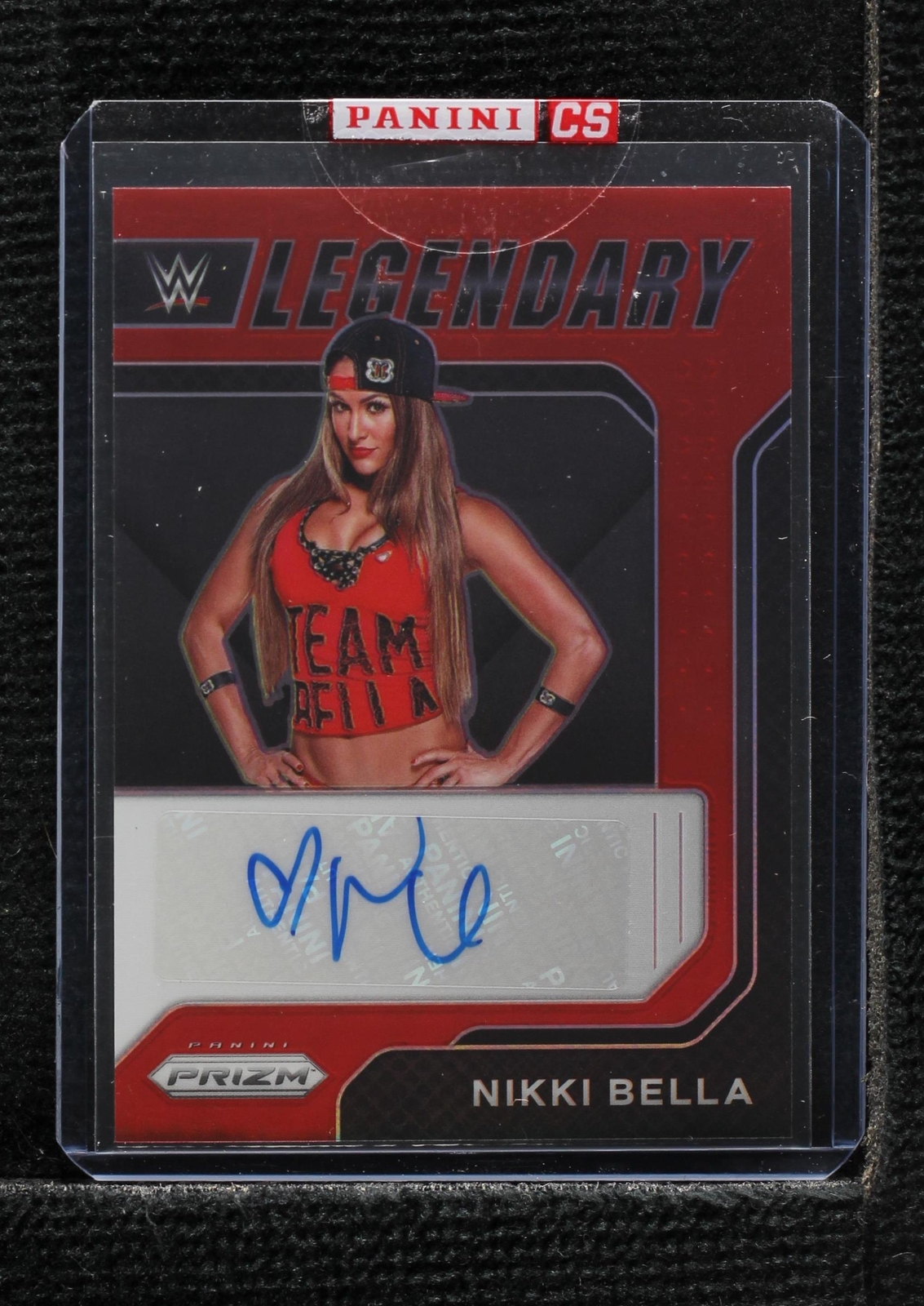 2022 Panini Prizm WWE - Legendary Signatures Red Prizm #LS-NBL Nikki ...