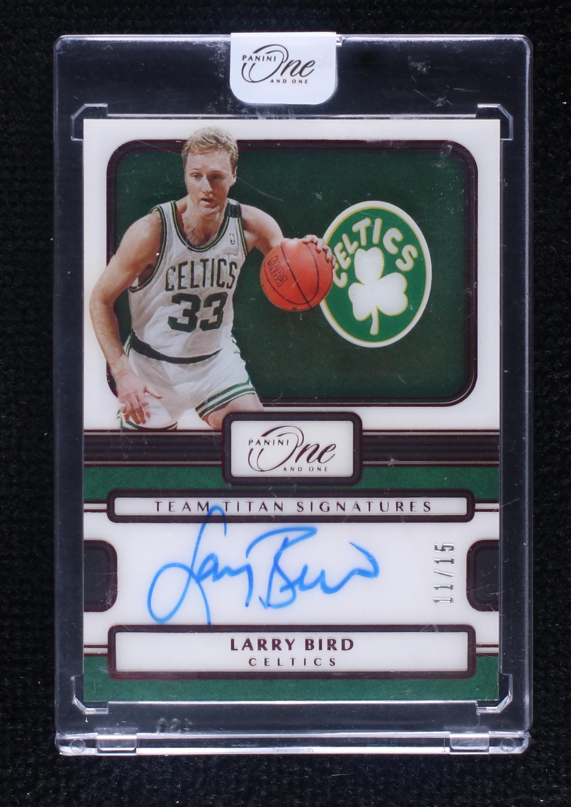 2022-23 Panini One and One - Team Titans Signatures Red #TTS-LBI Larry ...