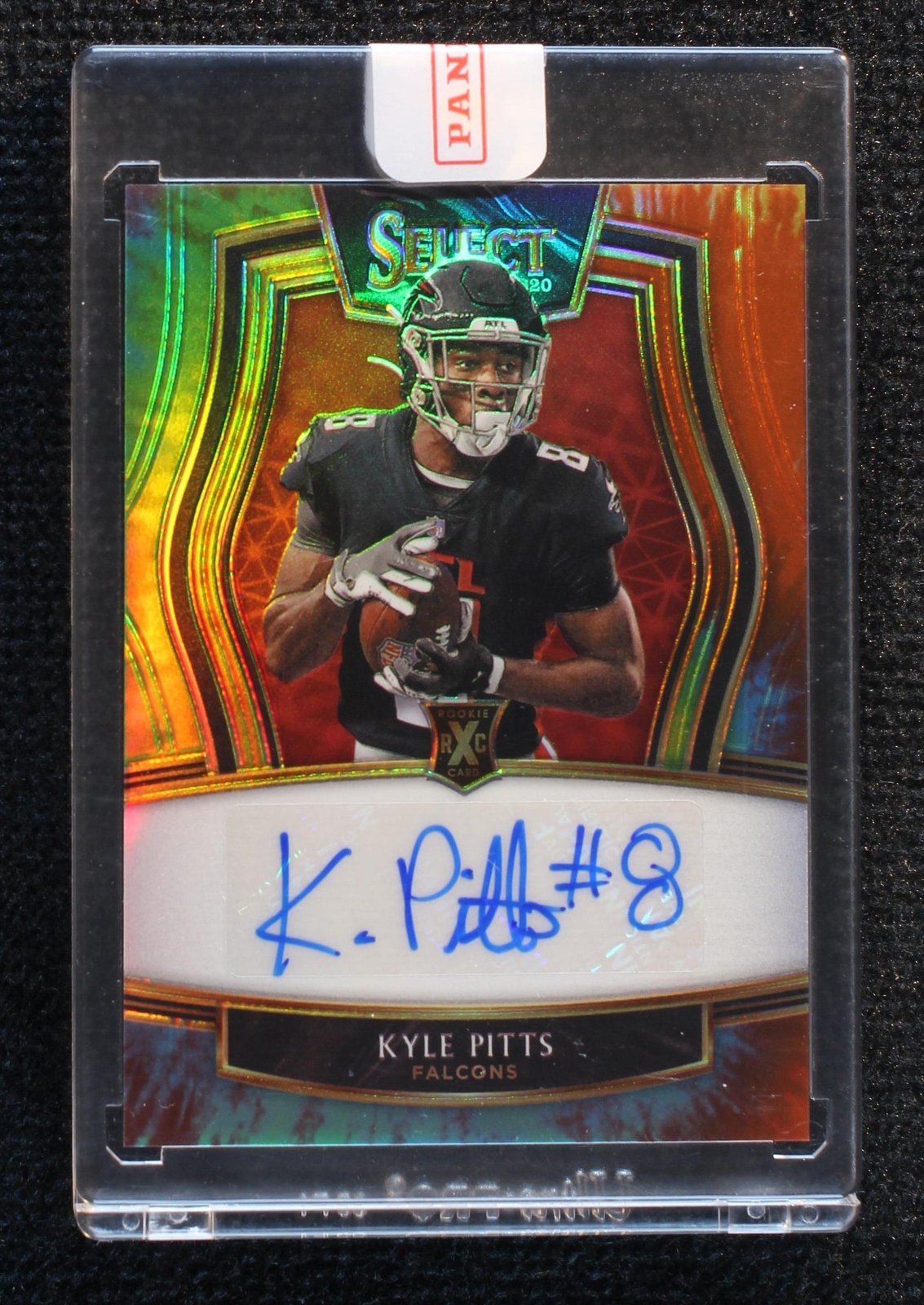 2020 Panini Select - XRC Prizm Redemption Tie-Dye Prizm #424 Kyle Pitts ...