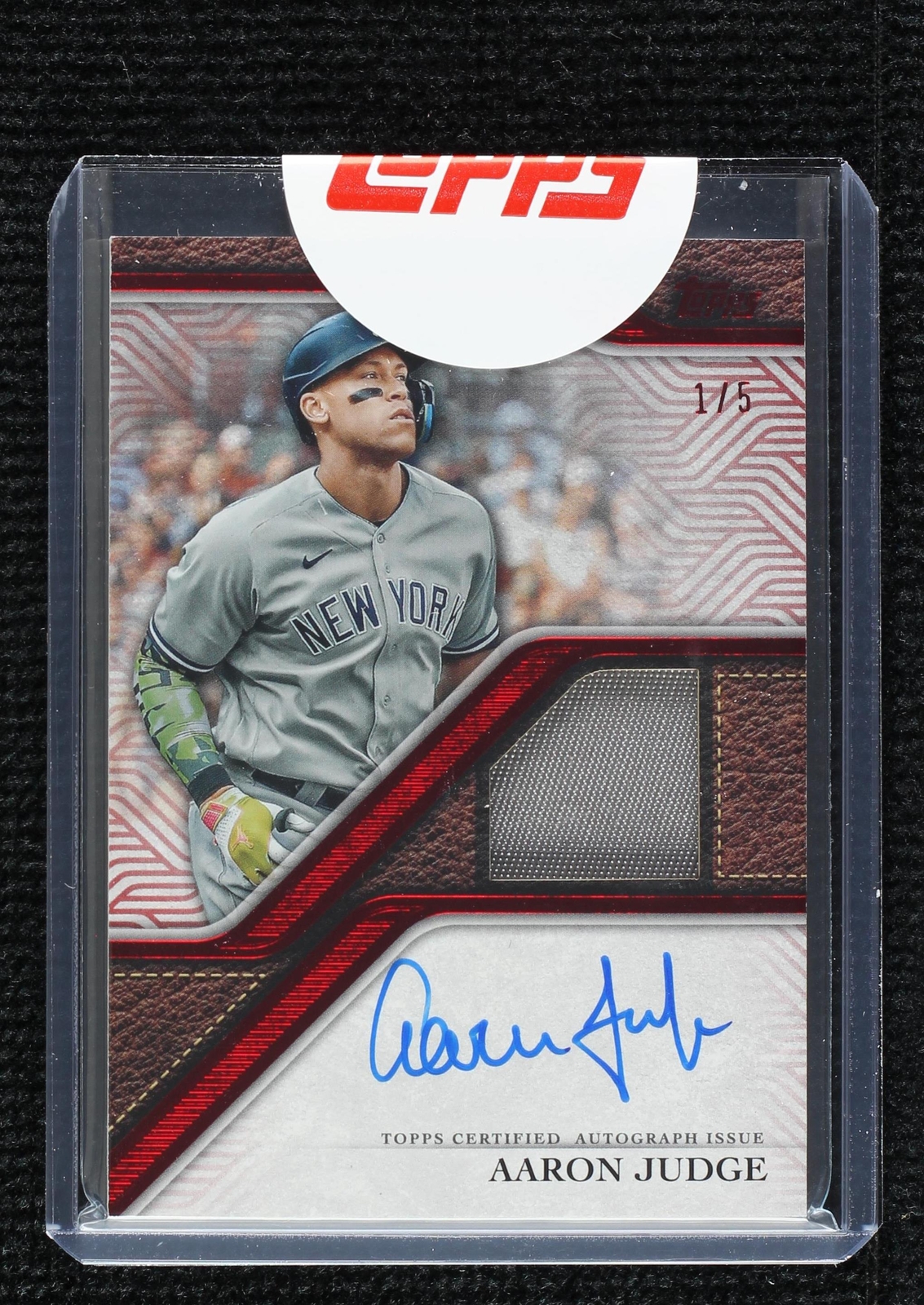 2024 Topps Series 1 - Topps Reverence Autographed Patches Red #TRAP-AJ ...