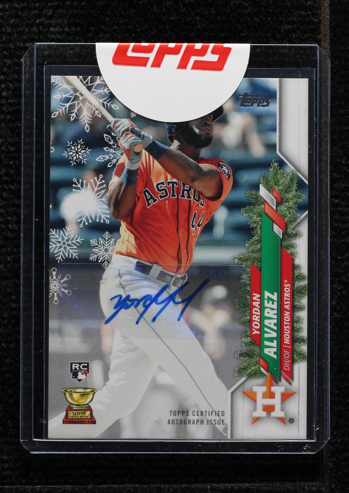 2020 Topps Holiday - WalMart Mega Box Autographs #HWA-YA Yordan Alvarez ...