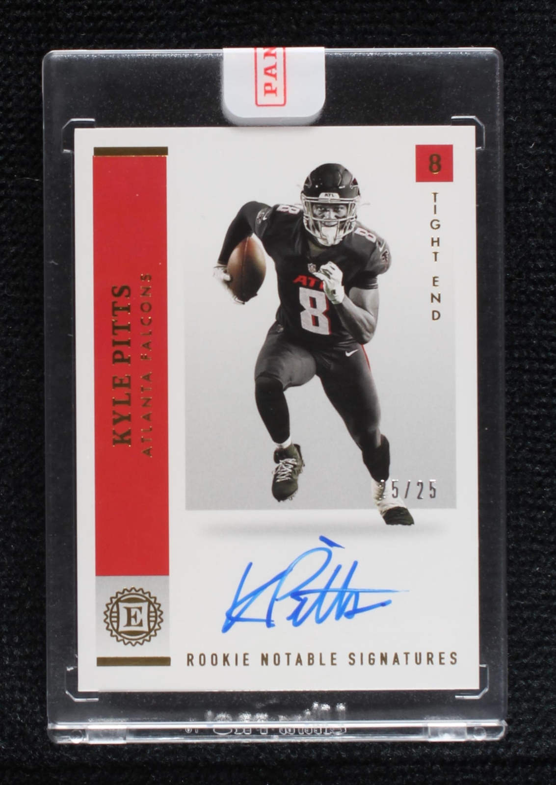 2021 Panini Encased - Rookie Notable Signatures Gold #RNS-KP Kyle Pitts ...