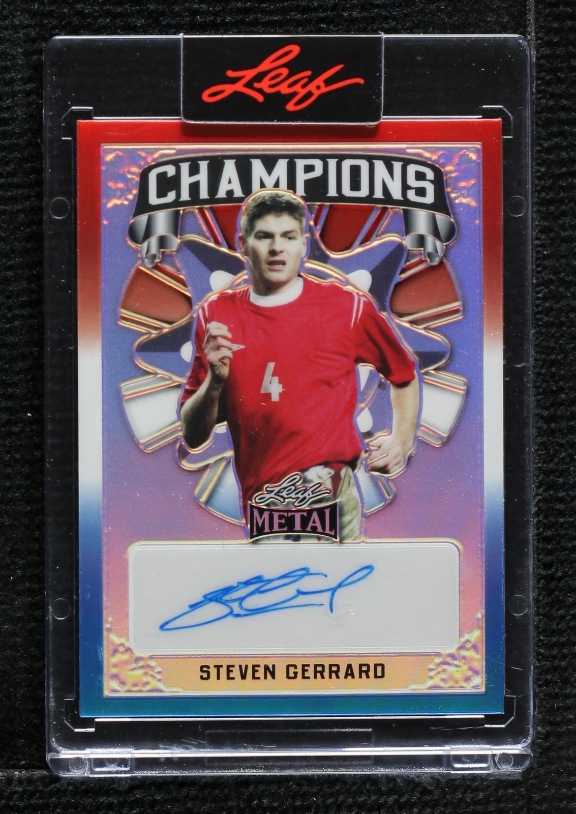 2022 Leaf Metal - Champions Autographs Red White & Blue Prismatic #C ...