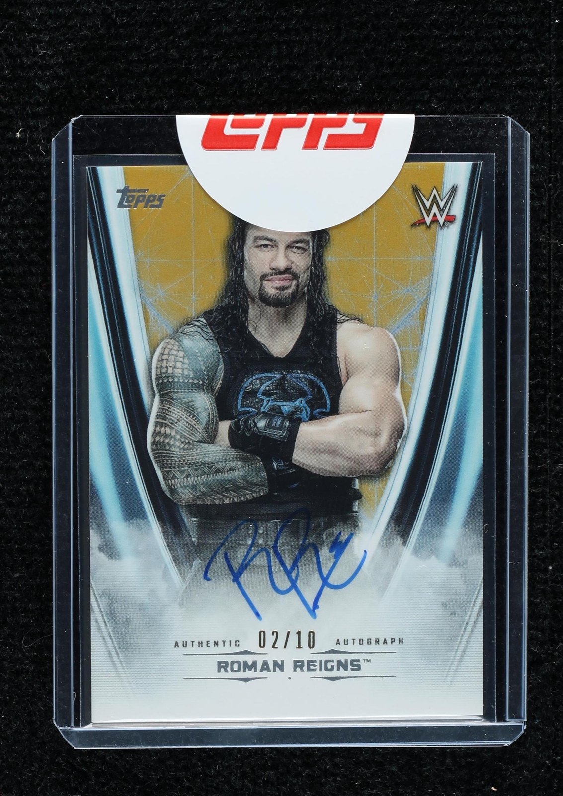 2020 Topps WWE Undisputed - Undisputed Autographs Gold #A-RR Roman ...