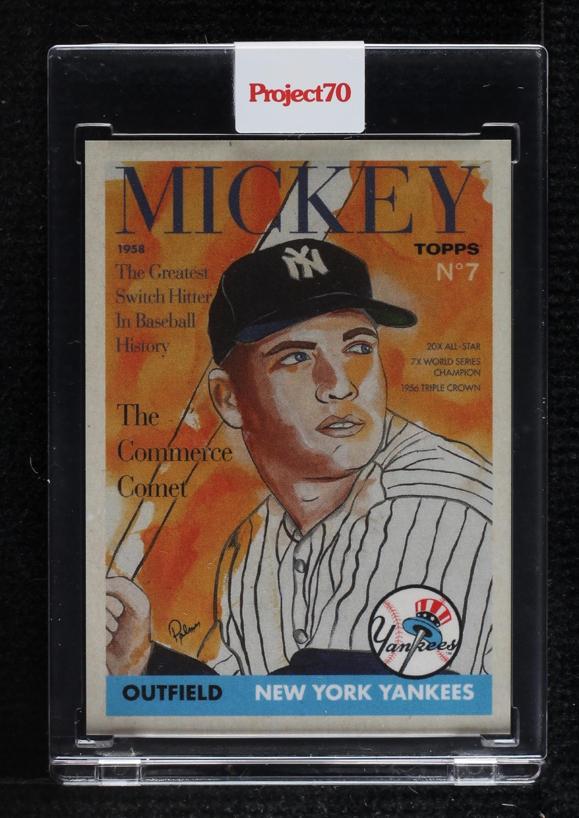 2021 Topps Project 70 - Brittney Palmer #262 Mickey Mantle /2223 online ...