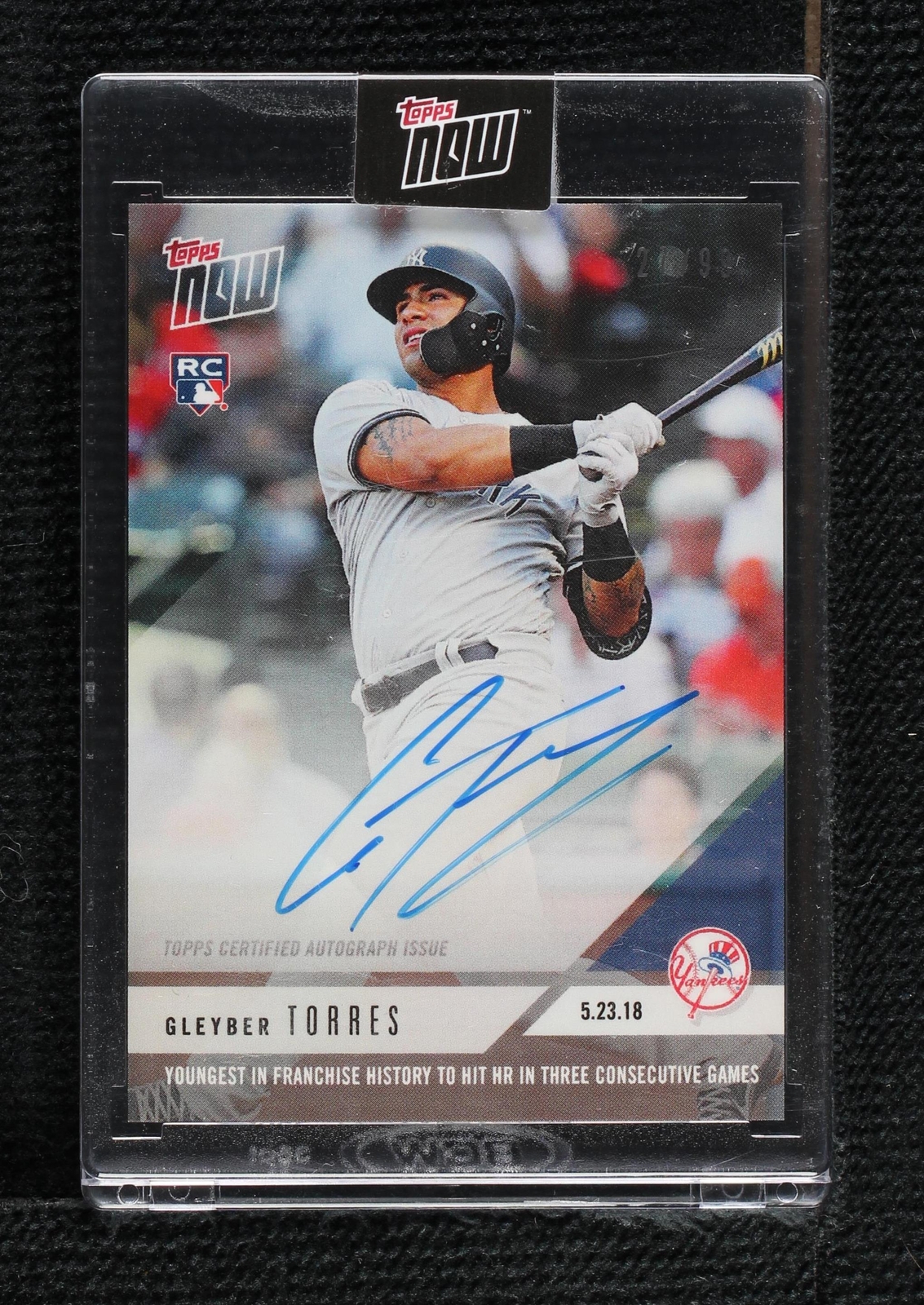 2018 Topps Now - Autographs #242B Gleyber Torres /99 (AU, RC) for sale ...