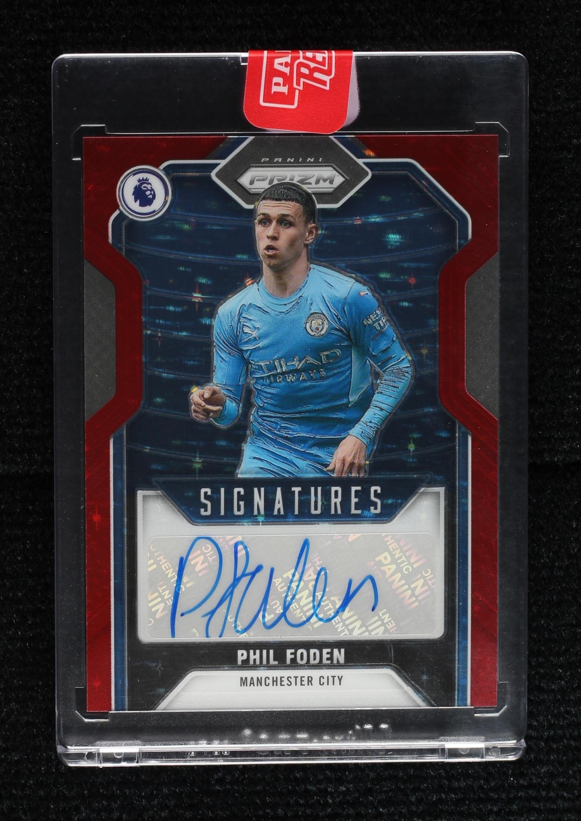 2021-22 Panini Prizm Premier League - Signatures #S-PF Phil Foden (AU ...