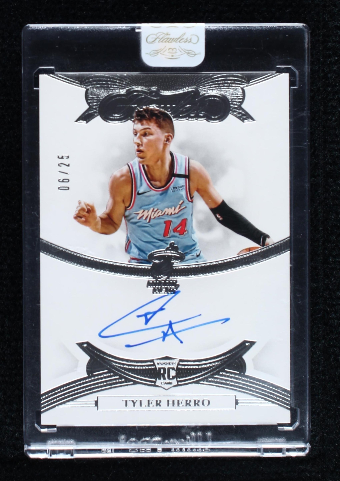 2019-20 Panini Flawless - Rookie Autographs #RA-THR Tyler Herro /25 (AU ...