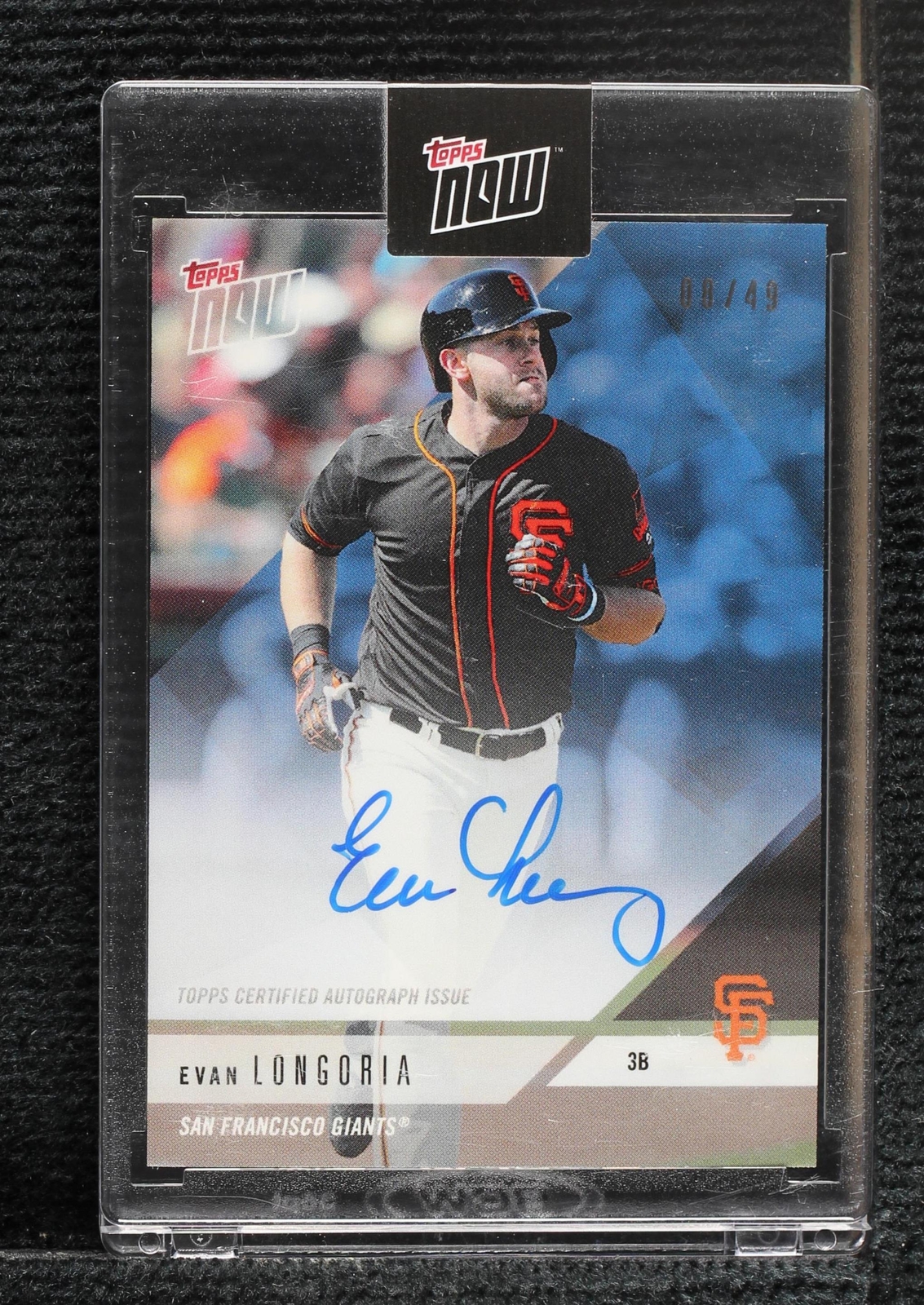 2018 Topps Now - Road to Opening Day Autographs Blue #OD-443B Evan ...