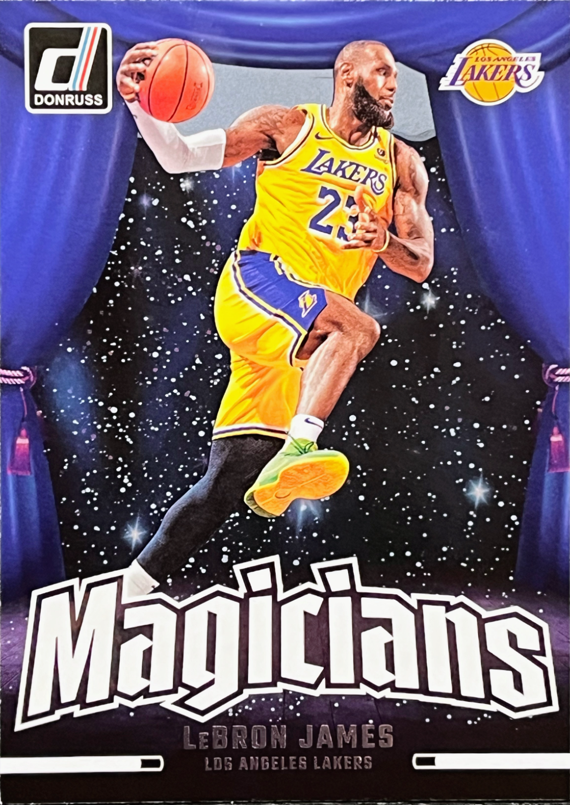 LeBron James 2024-25 Panini Donruss #1 Magicians Winter LeBron James 2024-25 Panini Donruss #1 Magicians Winter