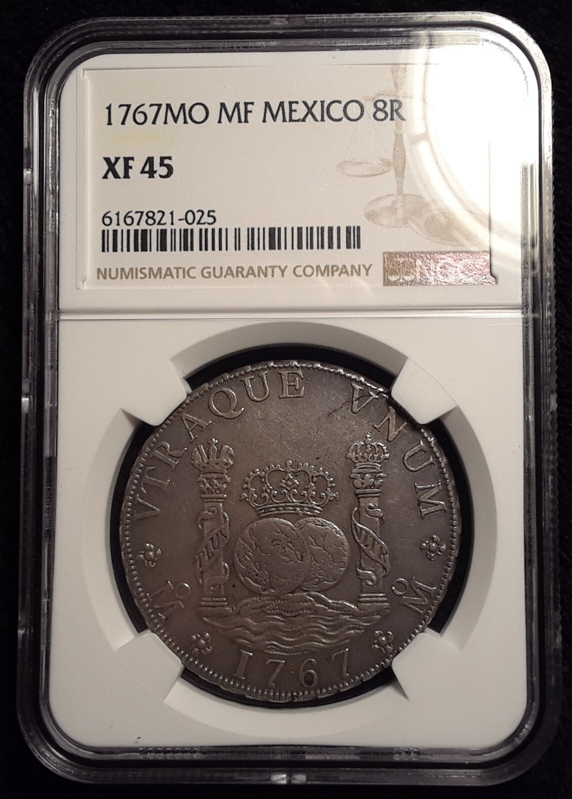 1767 MO MF Mexico Pillar Dollar 8 Reales - NGC XF45 - Beautiful Original Coin!のeBay公認海外通販｜セカイモン