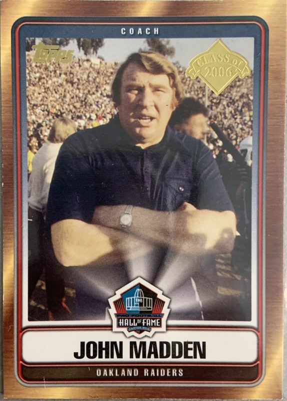 John Madden Football Card Database - Newest Products will be shown ...