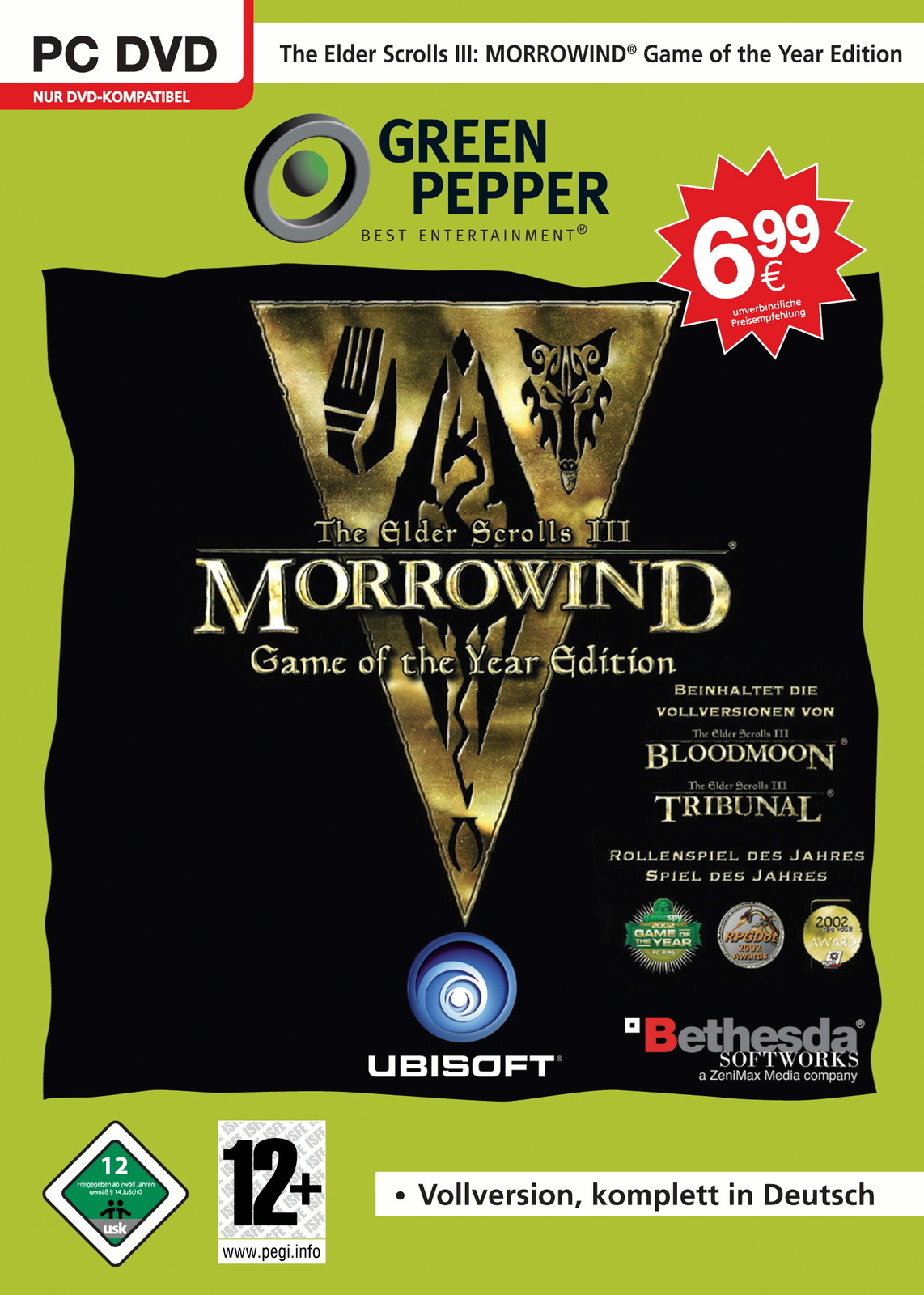 The Elder Scrolls Iii-Morrowind (Game of The Year Edition) (PC ...