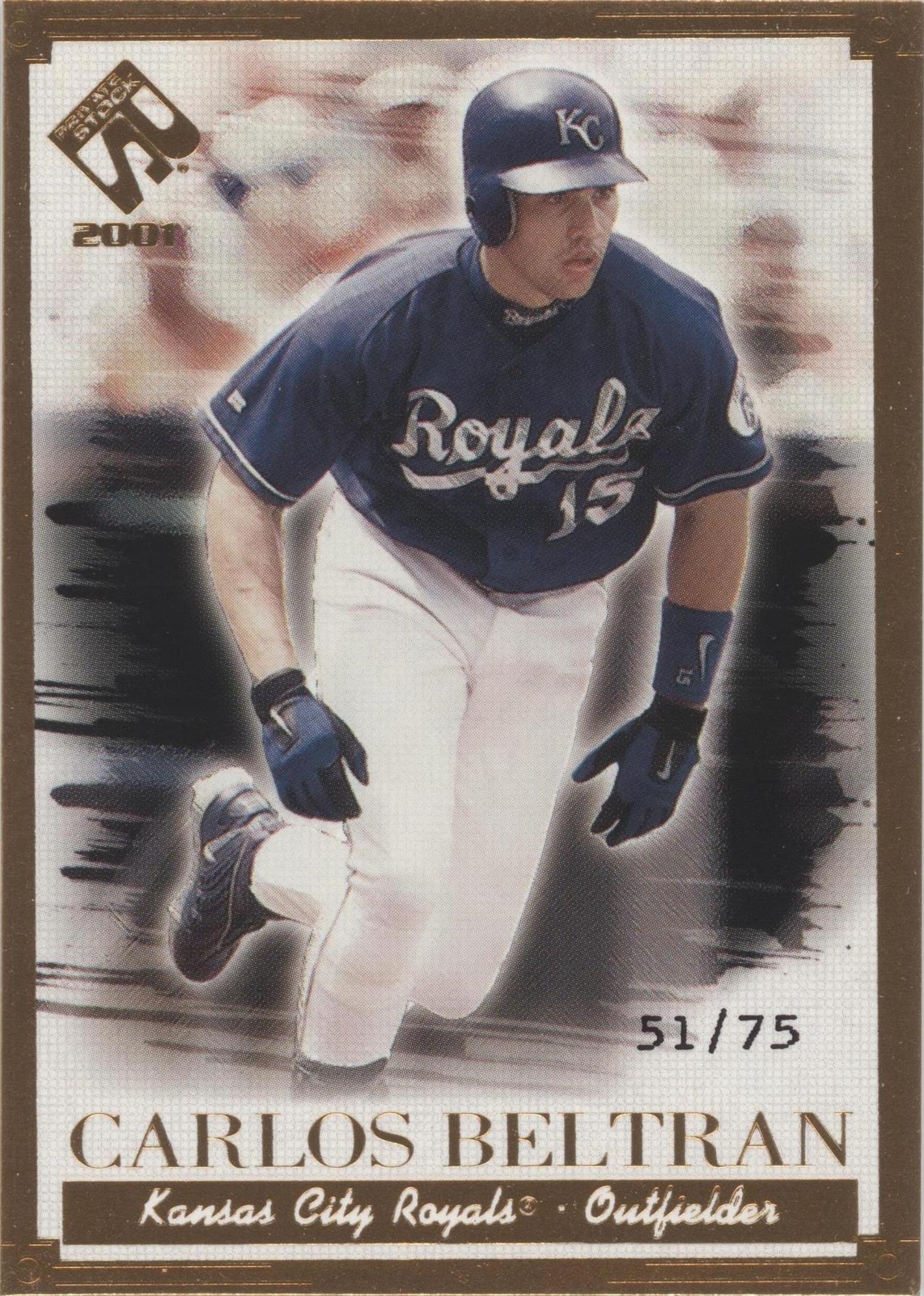 2001 Pacific Private Stock - Gold Portraits #54 Carlos Beltran /75 for sale online | eBay