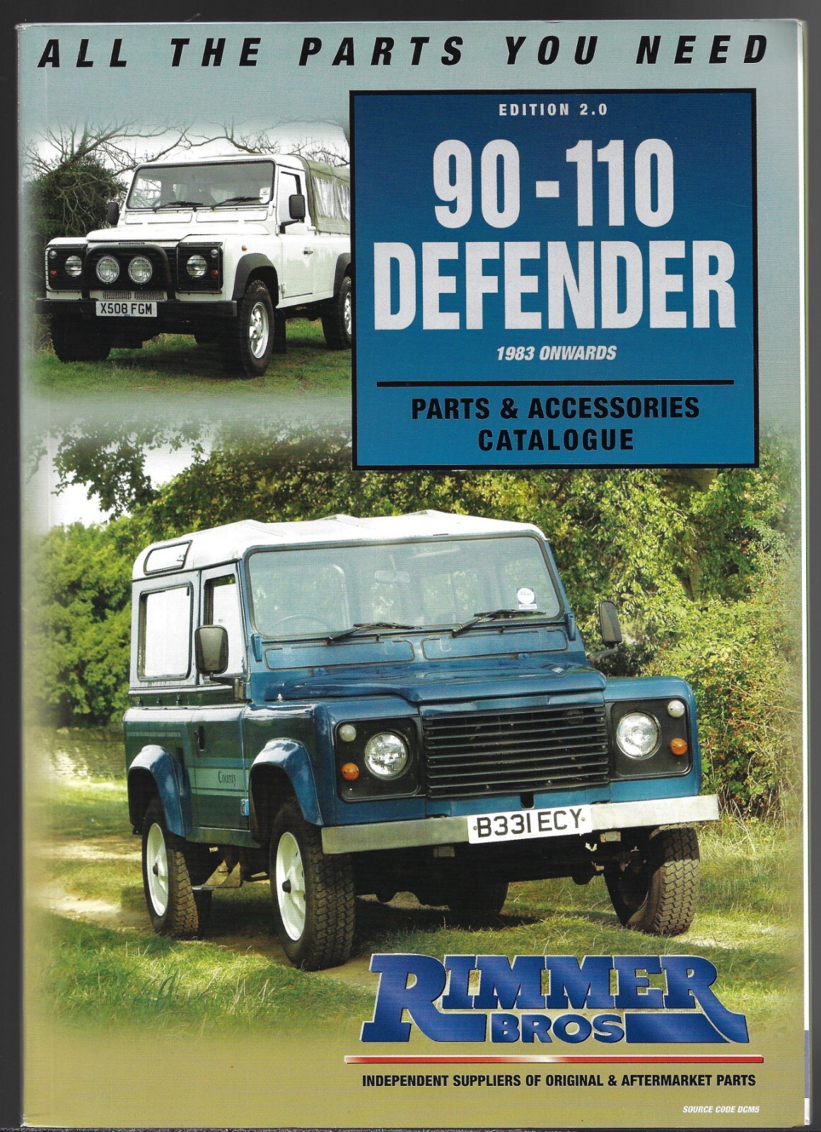 Rimmer Bros Land Rover 90 110 Defender UK Market Parts Accessories Brochure eBay